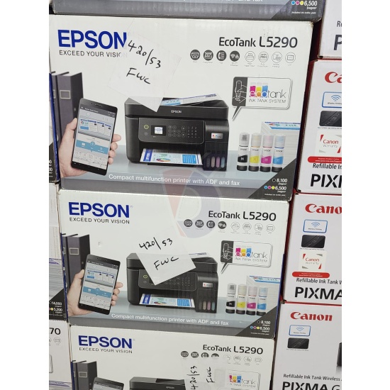 Cyber Café Business Epson Eco Tank L5290 Printer A4 Wi-Fi All-in-One ...