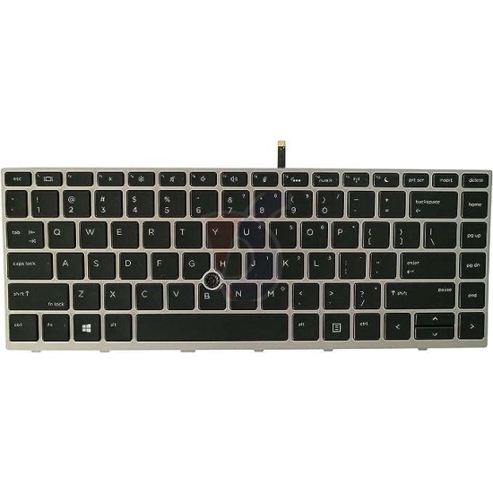 NEW Backlight US Keyboard for HP ProBook 640 G4 Laptop Silver Frame ...